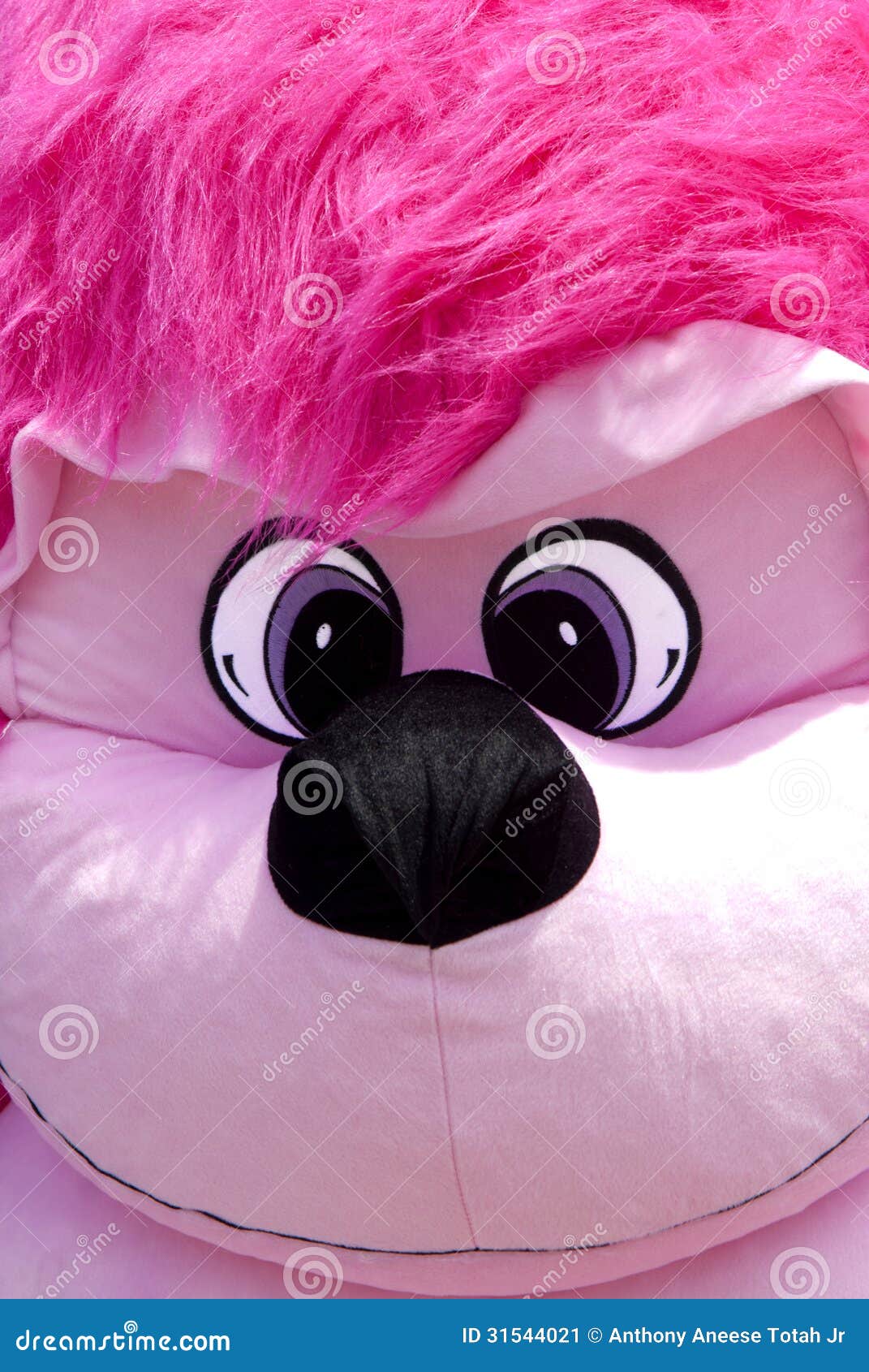 Macaco cor-de-rosa imagem de stock. Imagem de nariz, cabelo - 31544021