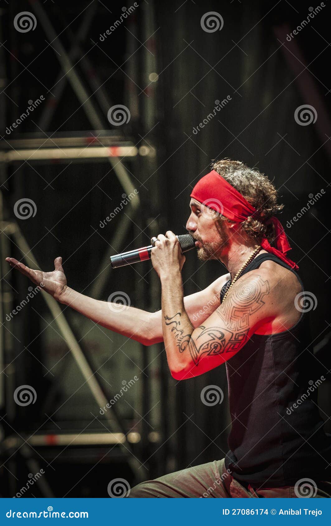 Macaco Performs at the Hard Rock Rocks La Merce Editorial Stock Image ...