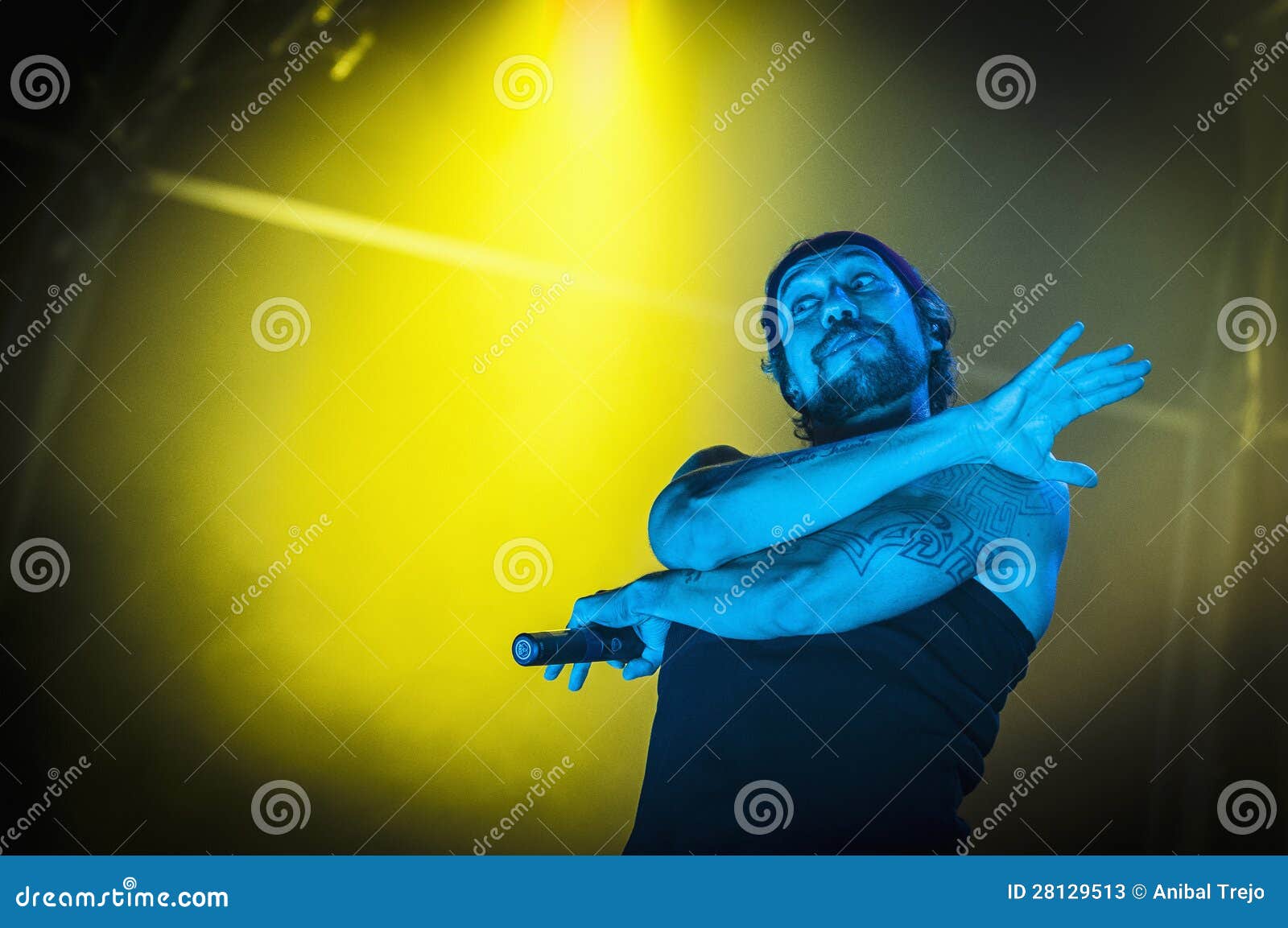 Macaco Performs at the Hard Rock Rocks La Merce Editorial Stock Photo ...