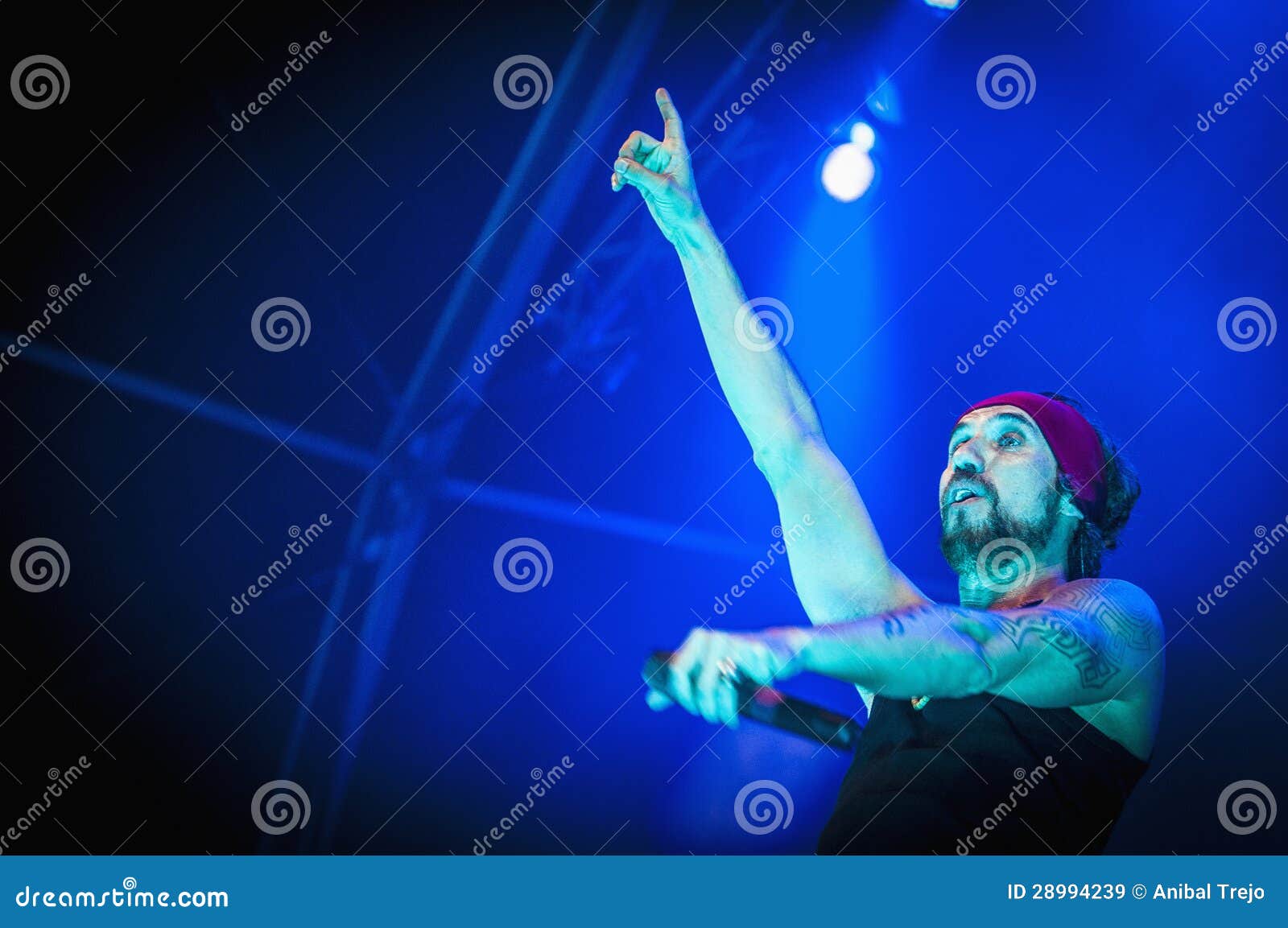 Macaco Performs at the Hard Rock Rocks La Merce Editorial Stock Image ...