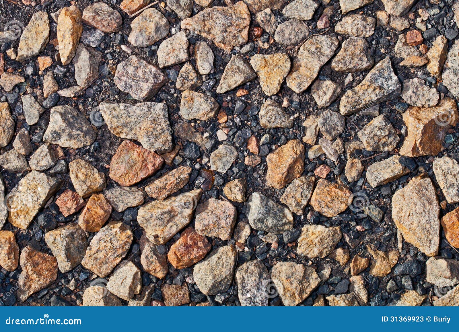 Macadam immagine stock. Immagine di mucchio, materiale - 31369923