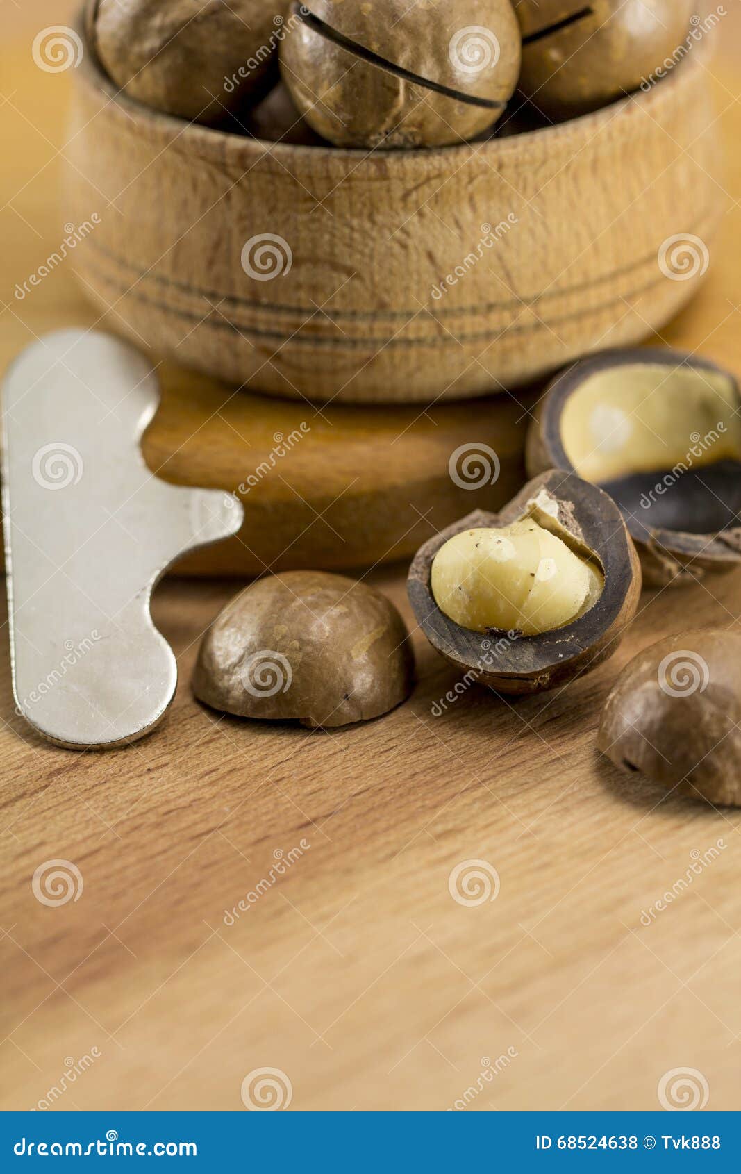 Macadamia nuts stock photo. Image of wood, health, protein - 68524638