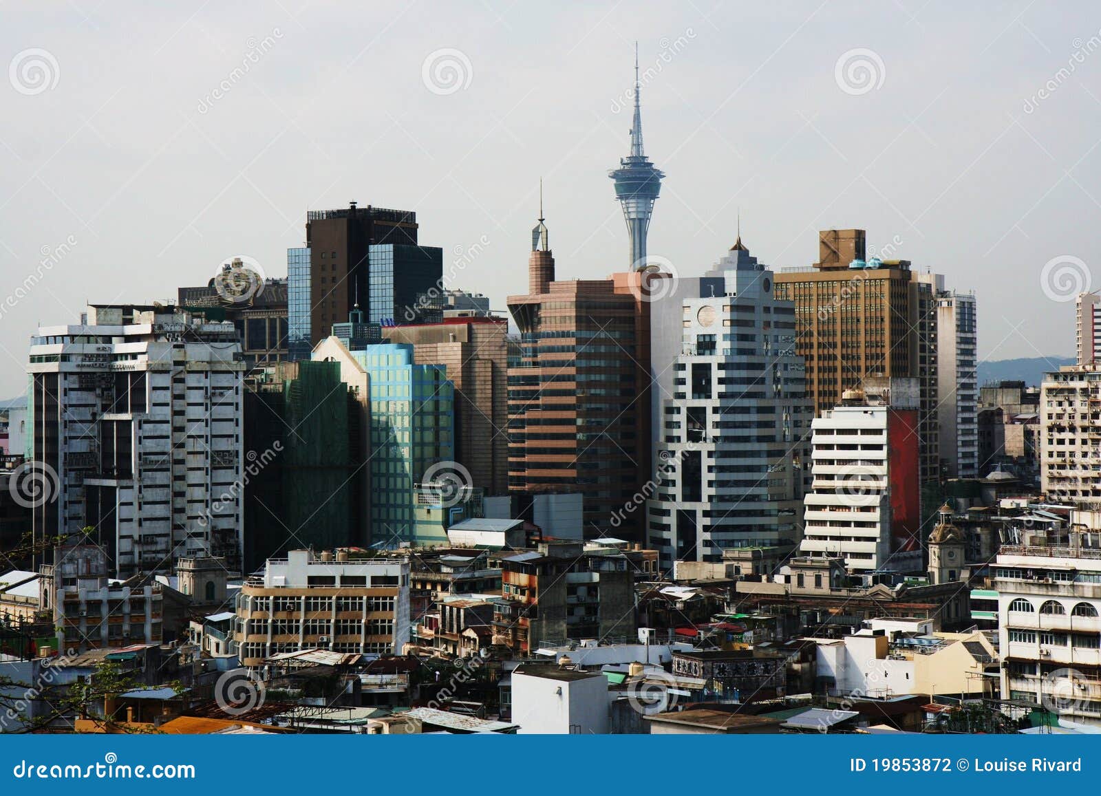 Macao city stock photo. Image of high, modernity, tourism - 19853872