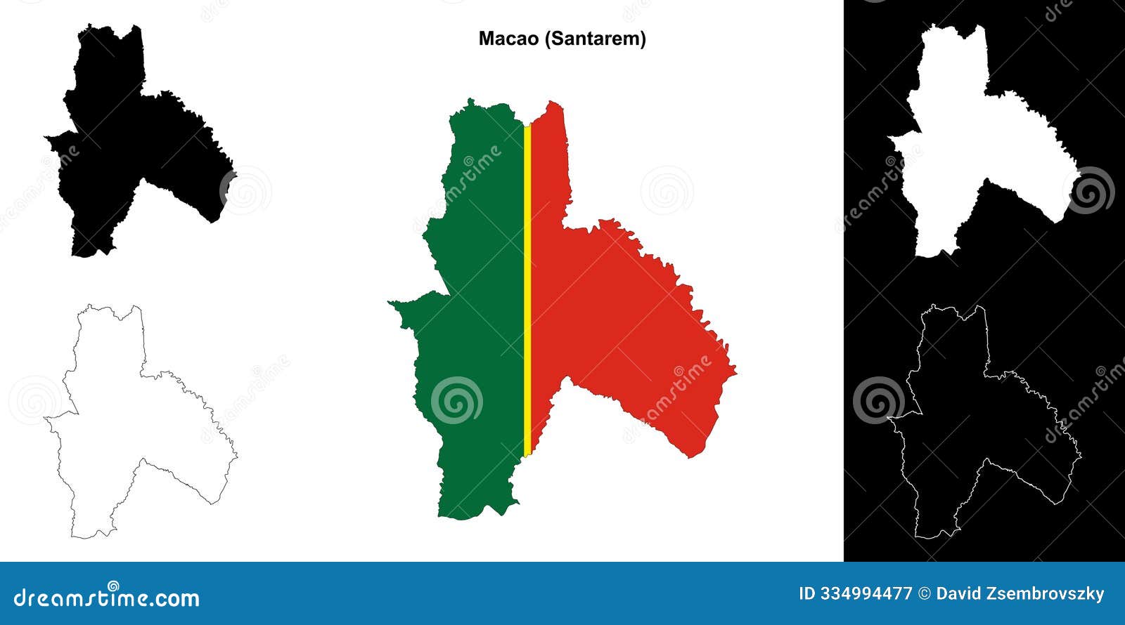 Macao Outline Map Cartoon Vector | CartoonDealer.com #334994477