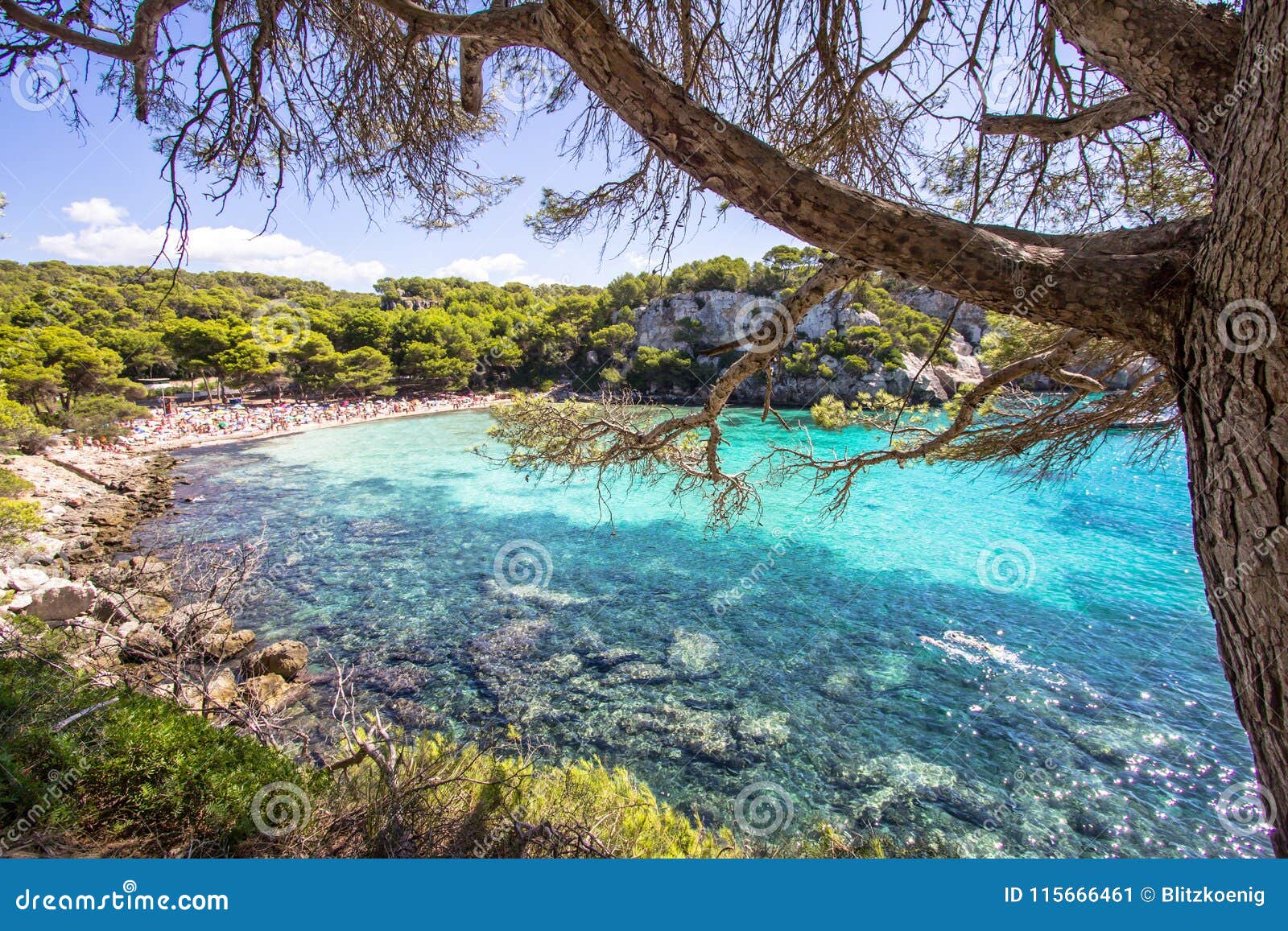 Macarella Beach, Menorca, Spain Stock Image - Image of foam, balearic ...