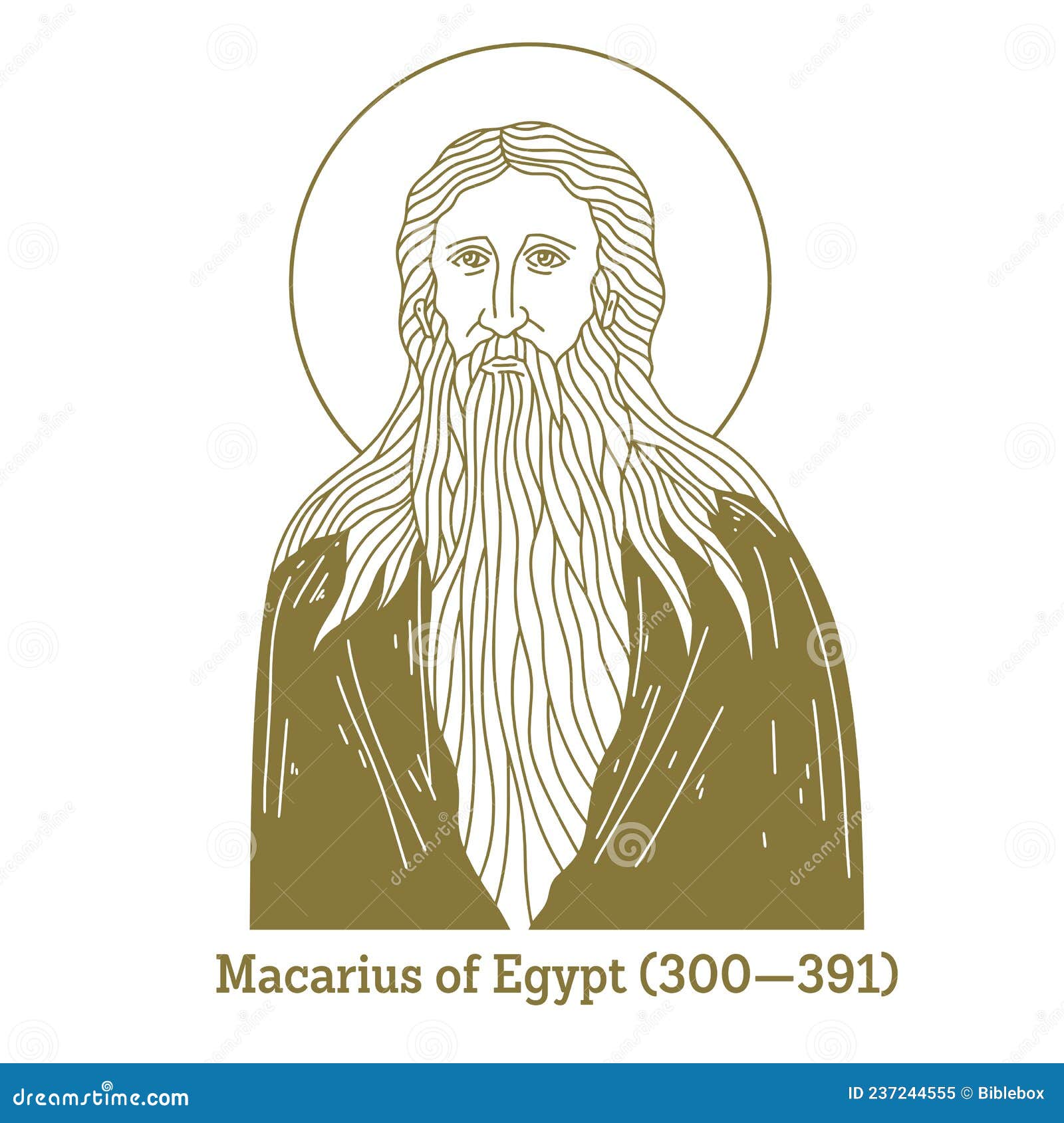 Macarius of Egypt 300-391 Was a Coptic Christian Monk and Hermit. he is ...