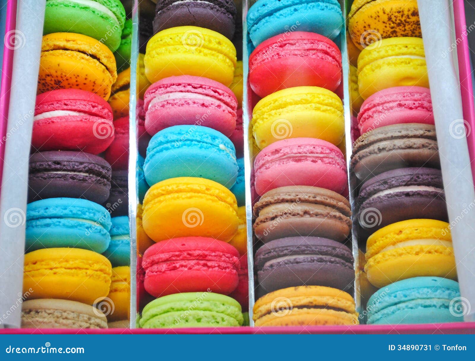 Macaron stock image. Image of pastel, macaroon, cookies - 34890731
