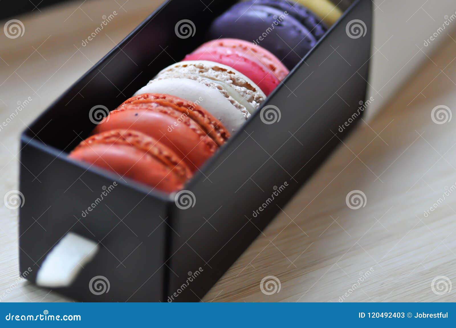 Macaron or Macaroon Dessert Stock Image - Image of bakery, baked: 120492403