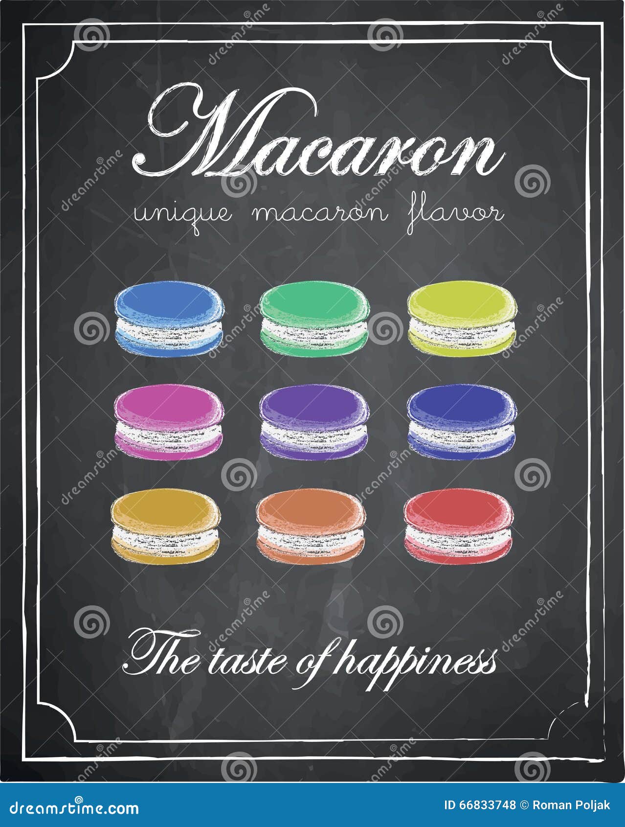 Macaron Menu Stock Illustrations – 1,808 Macaron Menu Stock ...