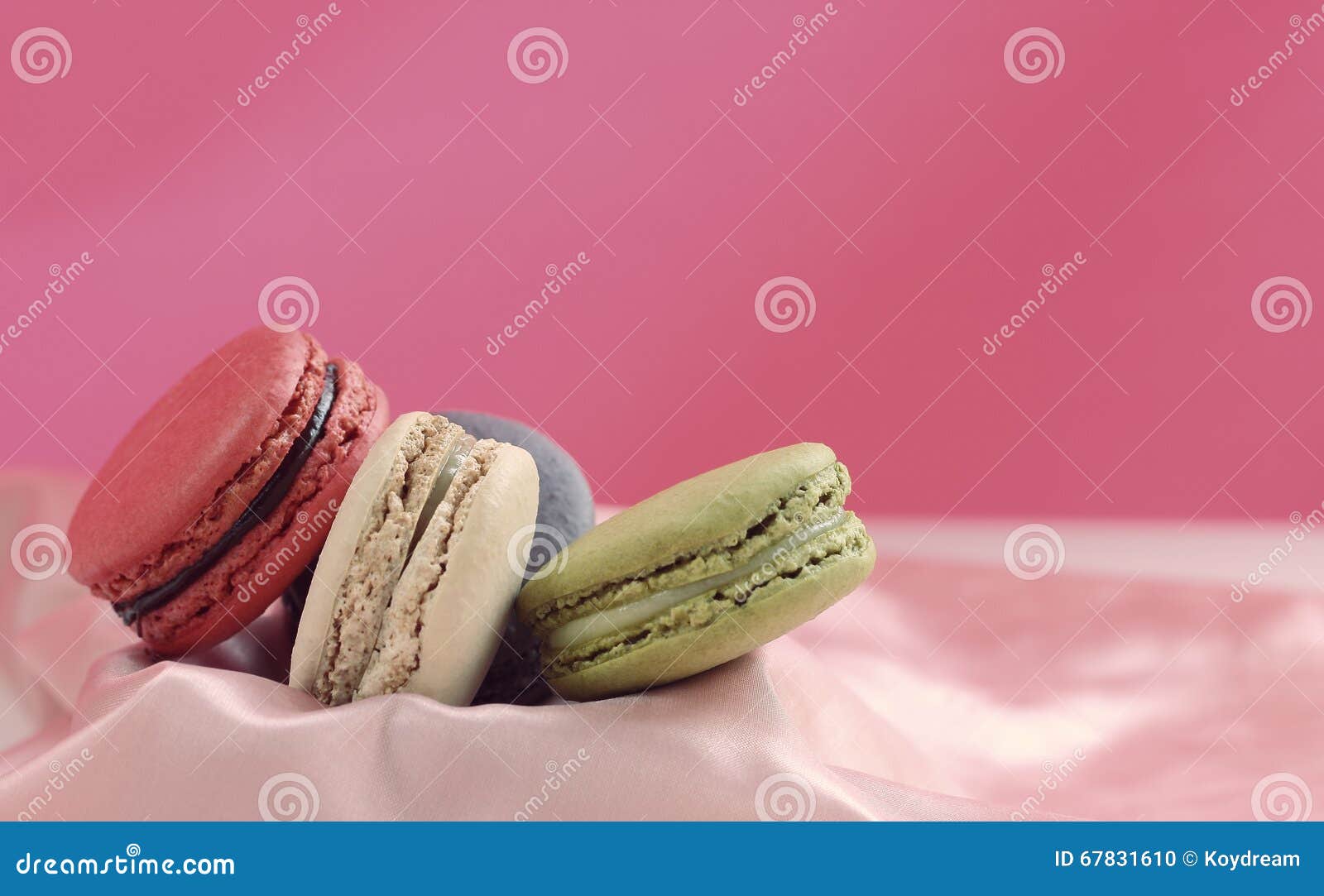 Macaron multi color. stock photo. Image of durian, snack - 67831610