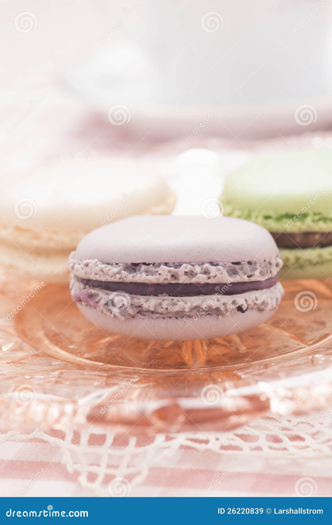 Macaron Served at Afternoon Tea Stock Image - Image of afternoon, round ...