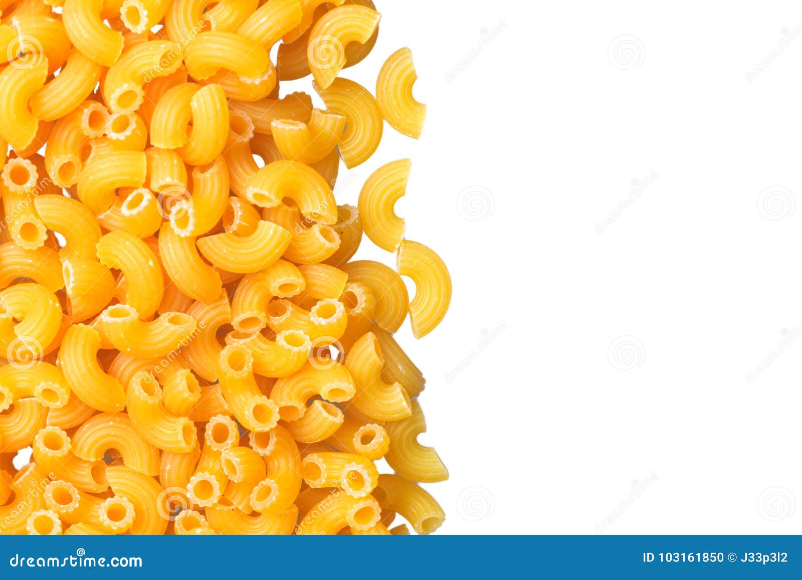 Macaroni Angle Pasta Closeup Stock Photo - Image of decoration, macro ...