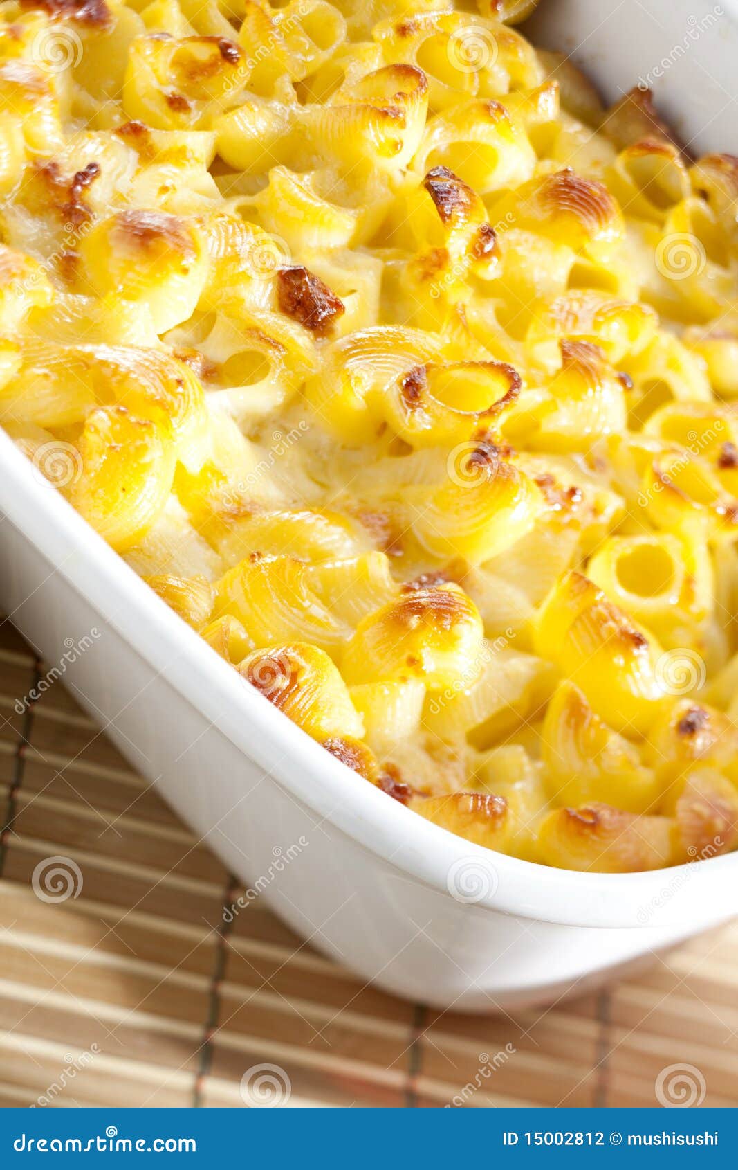 Macaroni with cheese stock photo. Image of cooking, lunch - 15002812