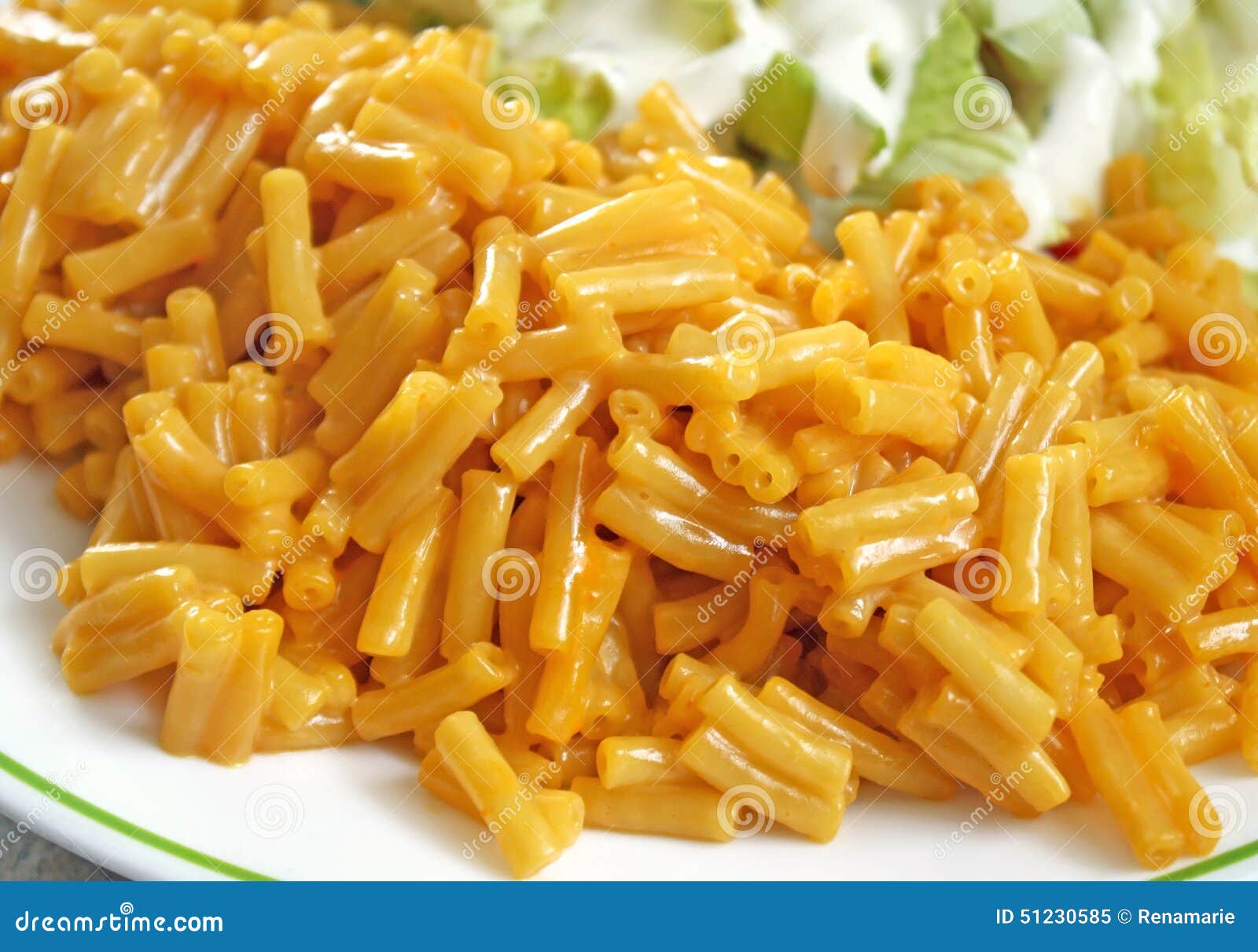 Macaroni and Cheese stock image. Image of mealtime, dinner - 51230585
