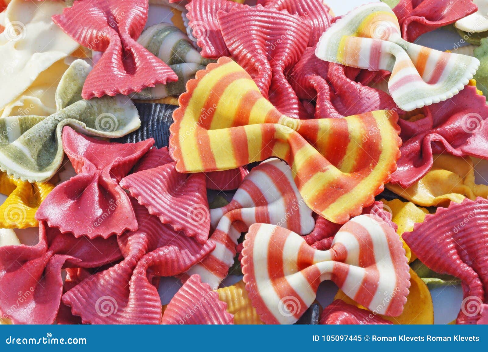 Macaroni Colored Pasta Background. Stock Image - Image of paste, dish ...