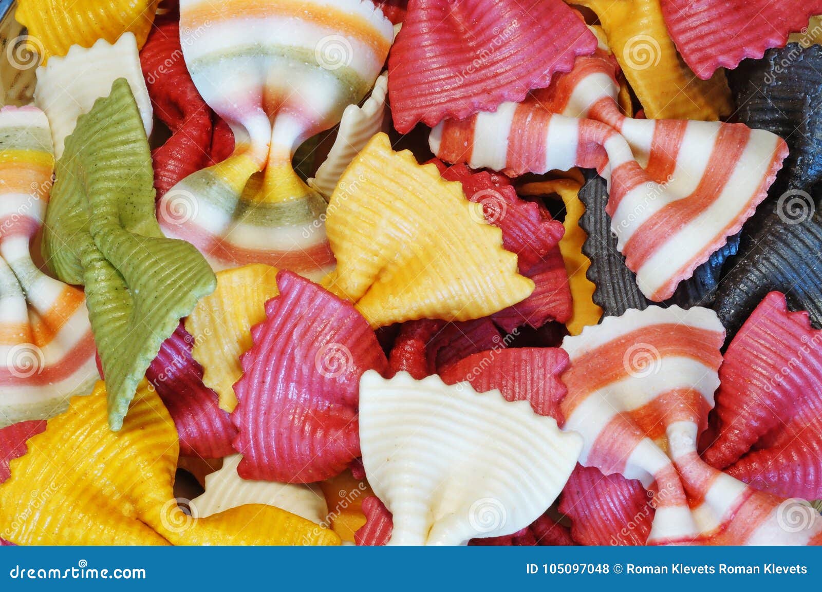 Macaroni Colored Pasta Background. Stock Photo - Image of food, calorie ...