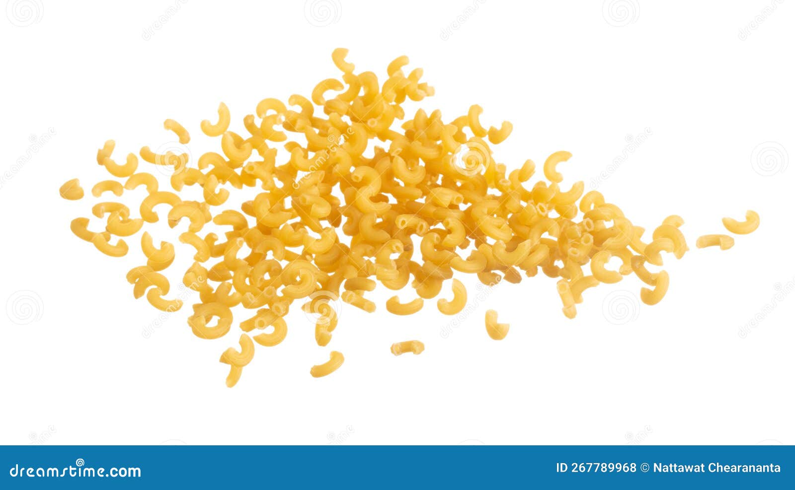 Macaroni Flying Explosion, Yellow Macaronis Pasta Float Explode ...