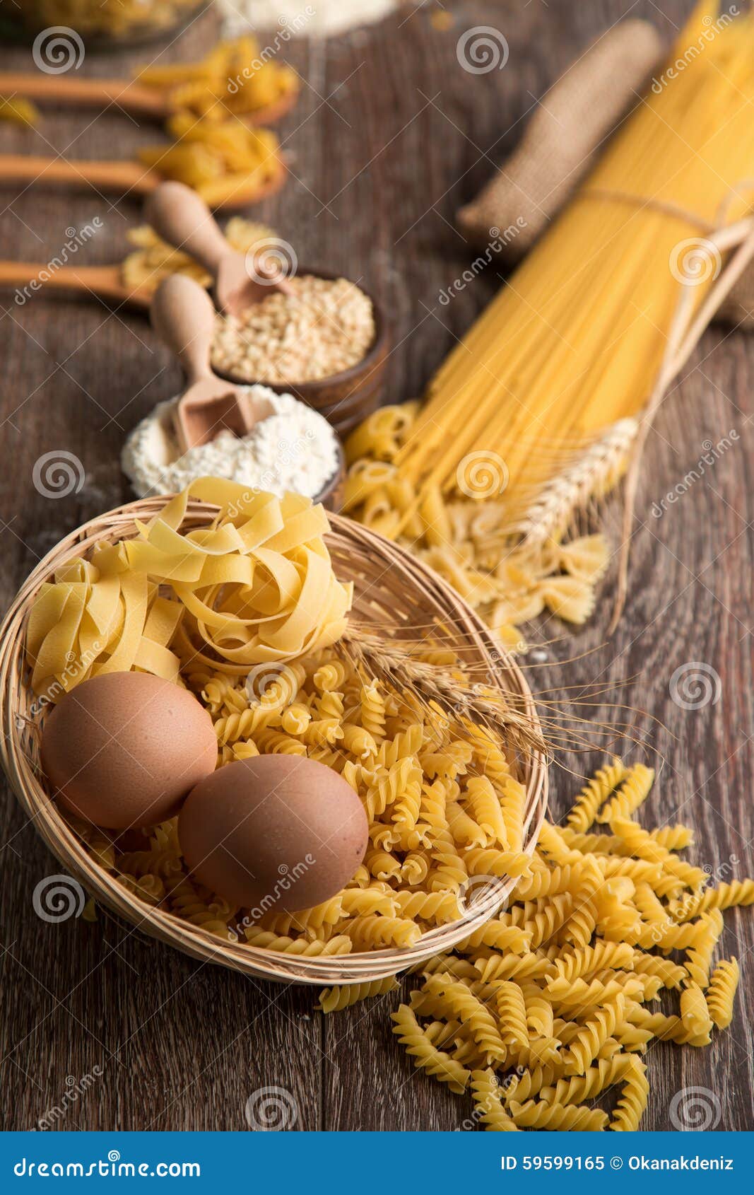 Macaroni Pasta stock image. Image of mediterranean, italy - 59599165