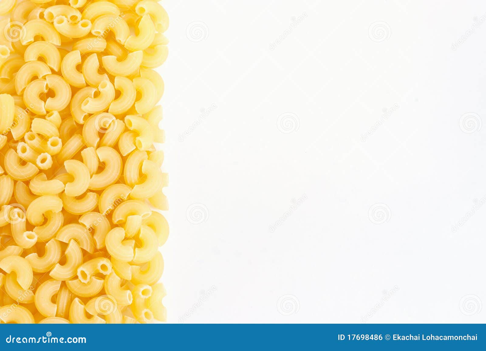 Macaroni Pipe Form with Space Stock Photo - Image of background, food ...