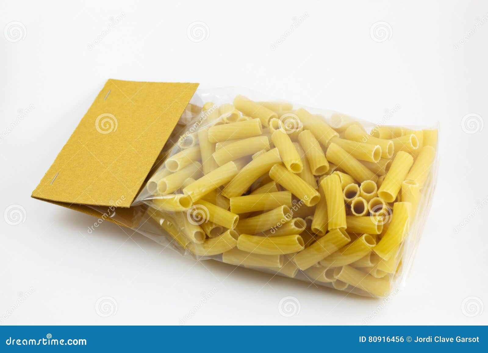 Macaroni plastic package stock photo. Image of food, ingredient - 80916456
