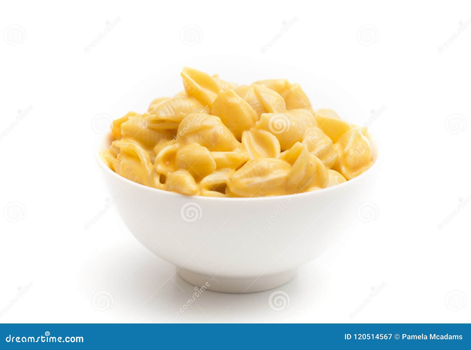 Macaroni Shells and Cheese stock image. Image of bowl - 120514567