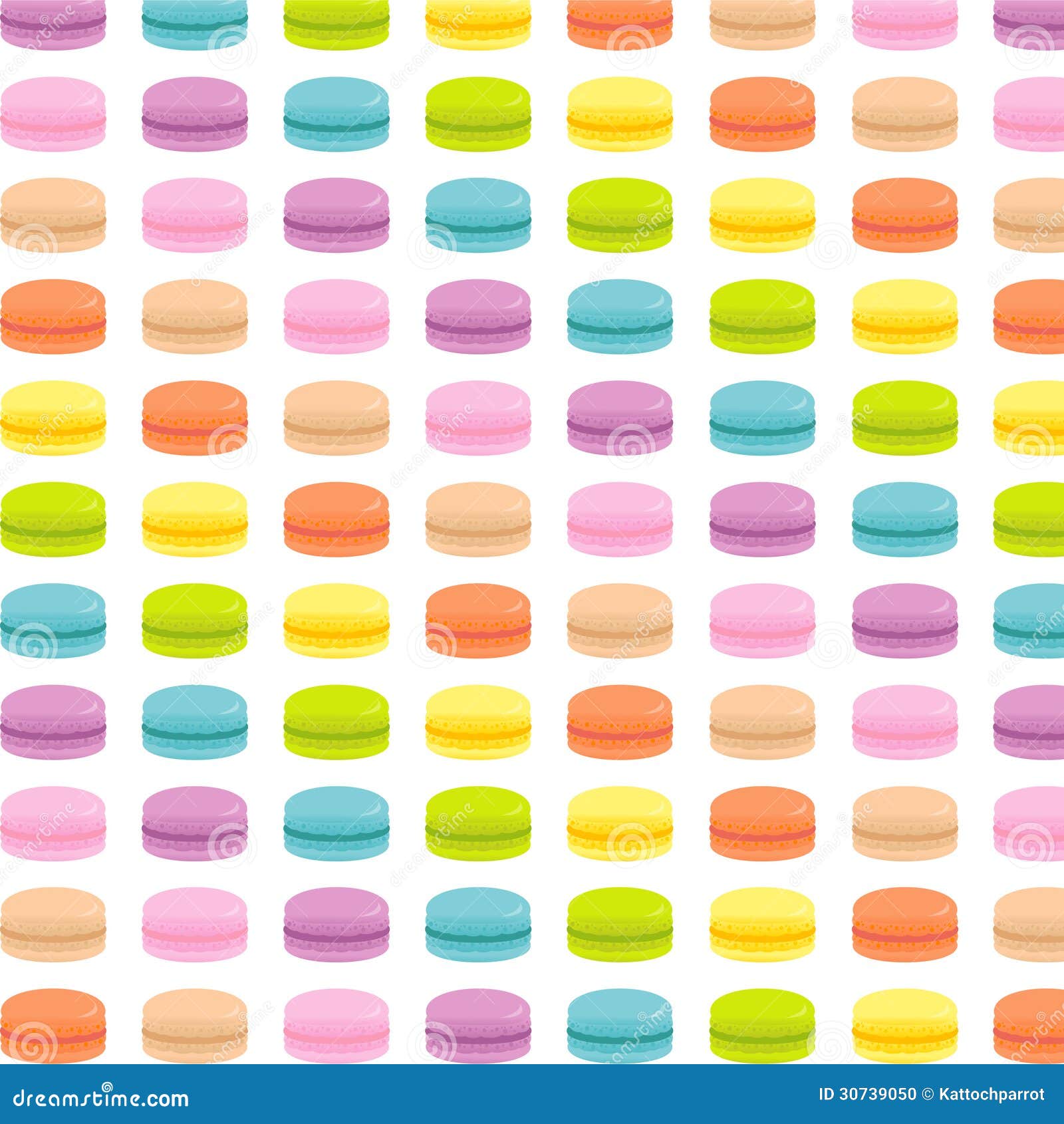 Macarons stock vector. Illustration of dessert, interesting - 30739050
