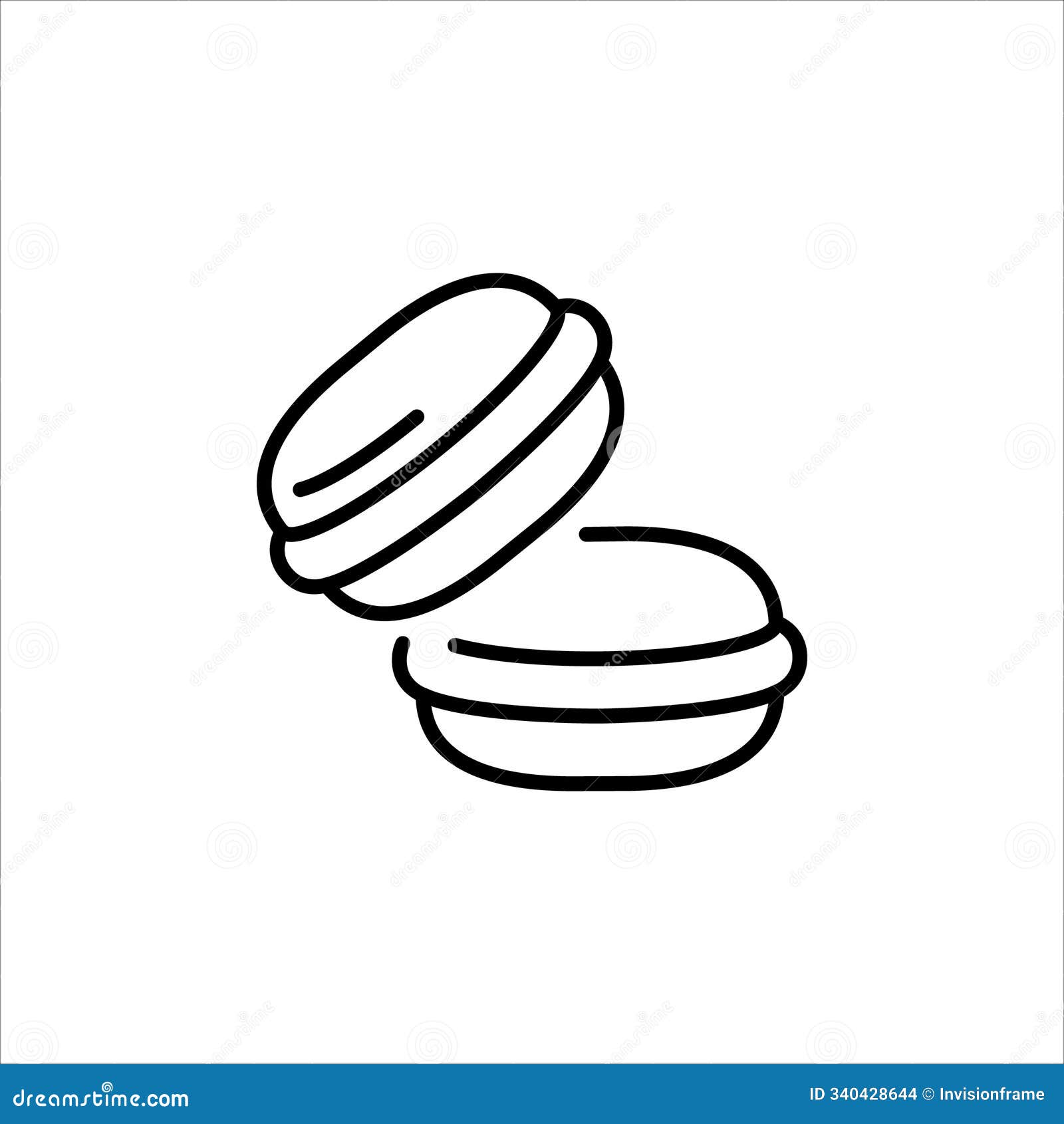 Macarons Icon Logo Sign Vector Outline | CartoonDealer.com #329960984