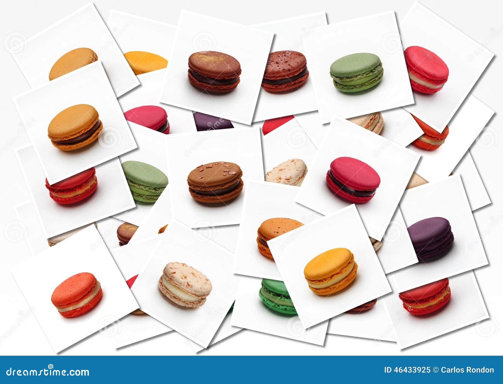 Macarons poster stock image. Image of assortment, snack - 46433925