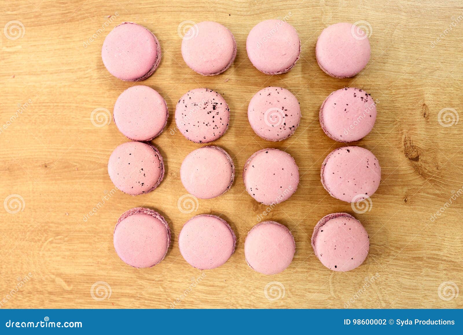 Macarons on Table at Confectionery or Bakery Stock Photo - Image of ...
