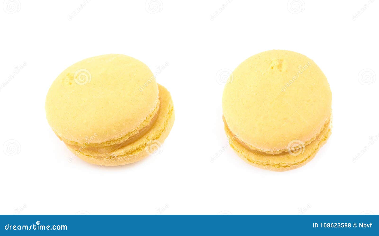 Macaroon candy isolated stock photo. Image of food, bakery - 108623588