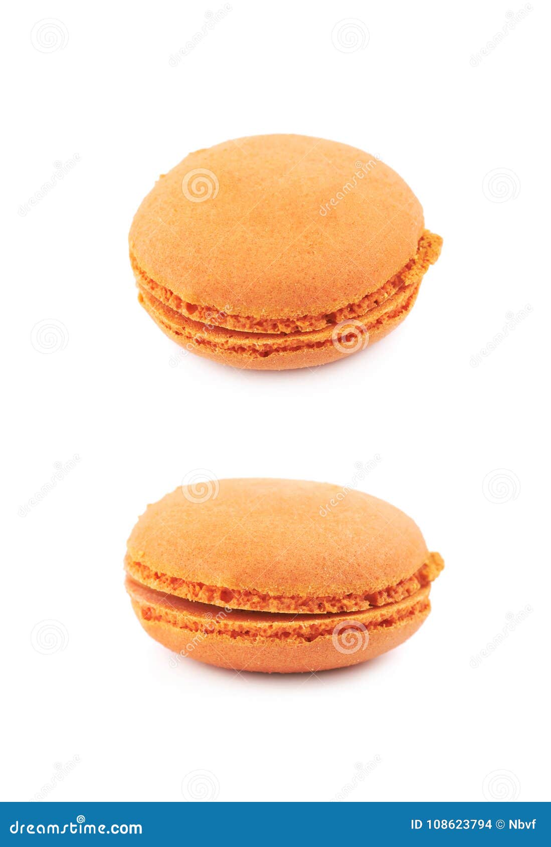 Macaroon candy isolated stock photo. Image of delicious - 108623794