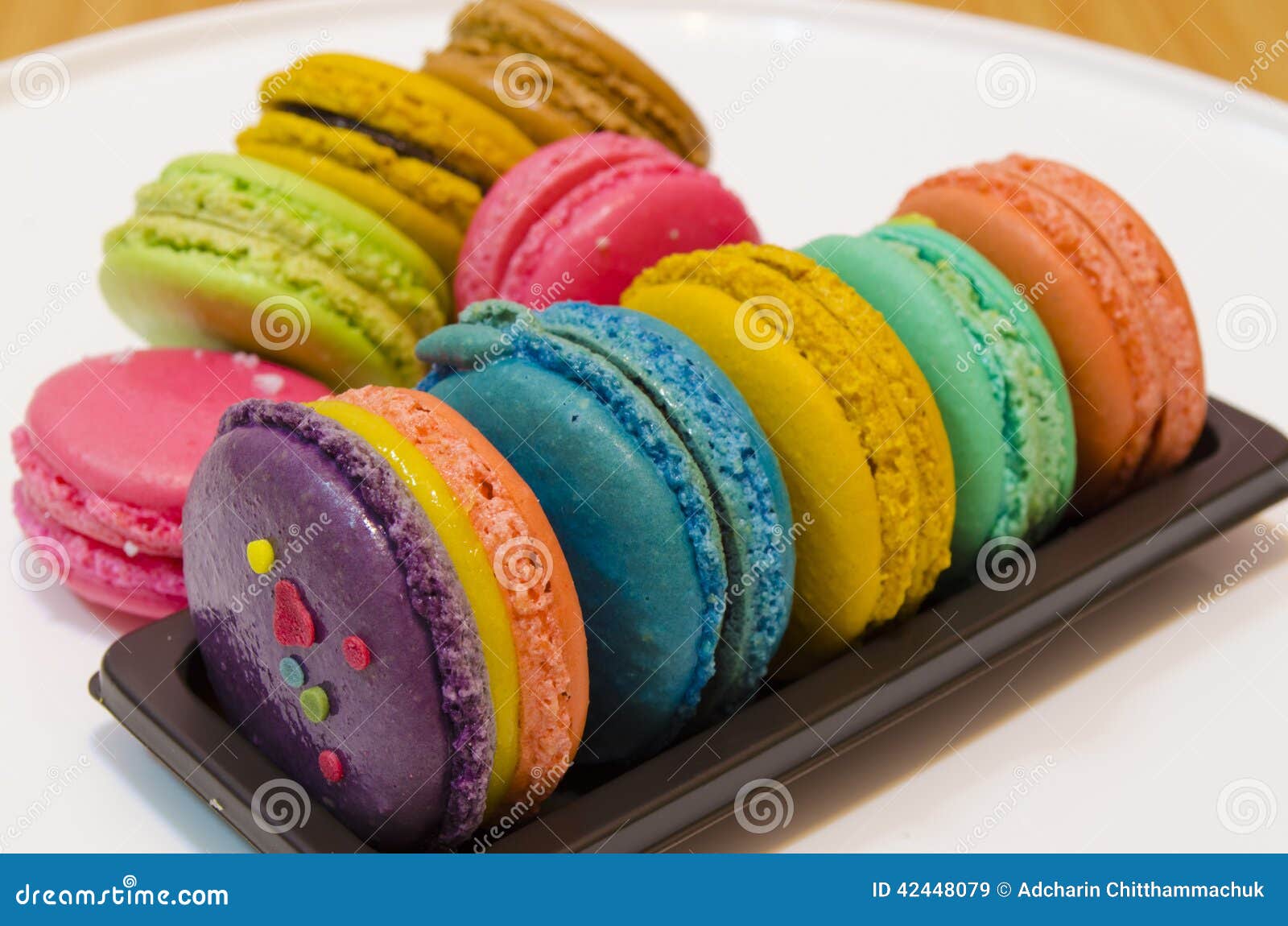 Macaron stock image. Image of luxury, homemade, gourmet - 42448079