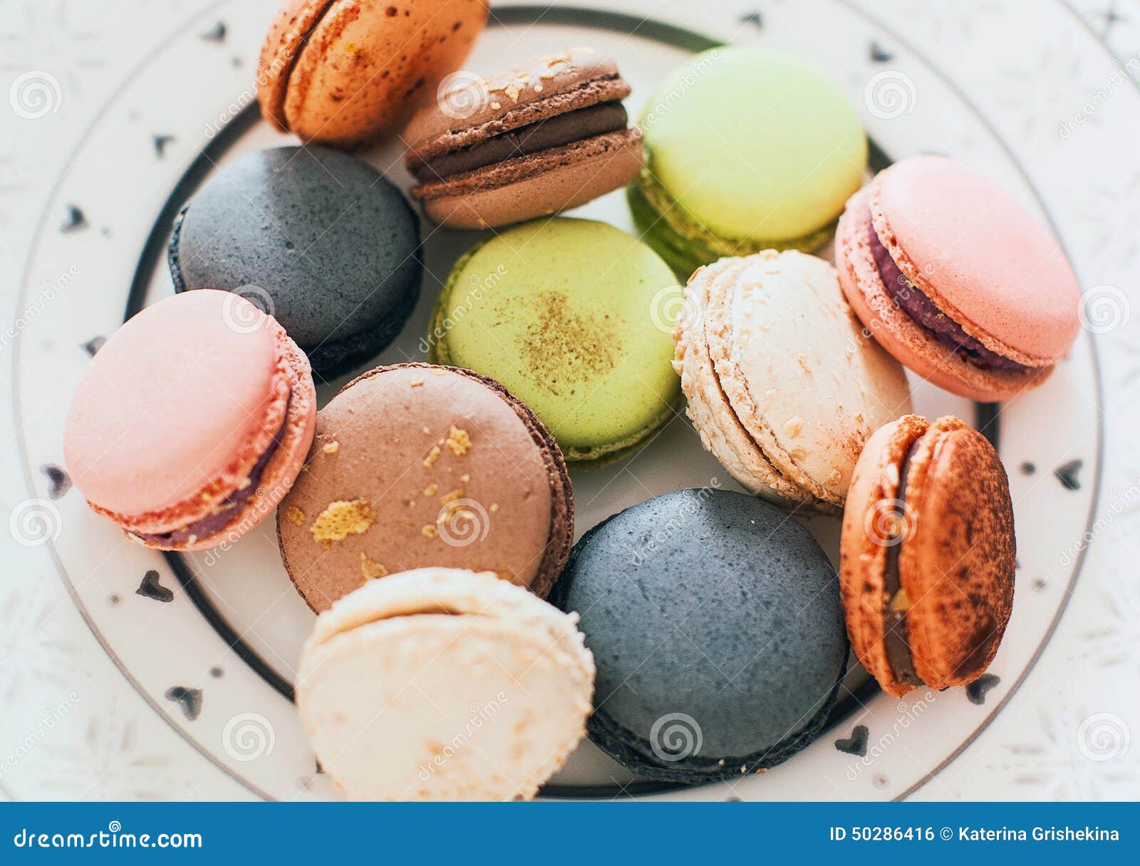 Macaroon stock photo. Image of blurry, focus, dessert - 50286416
