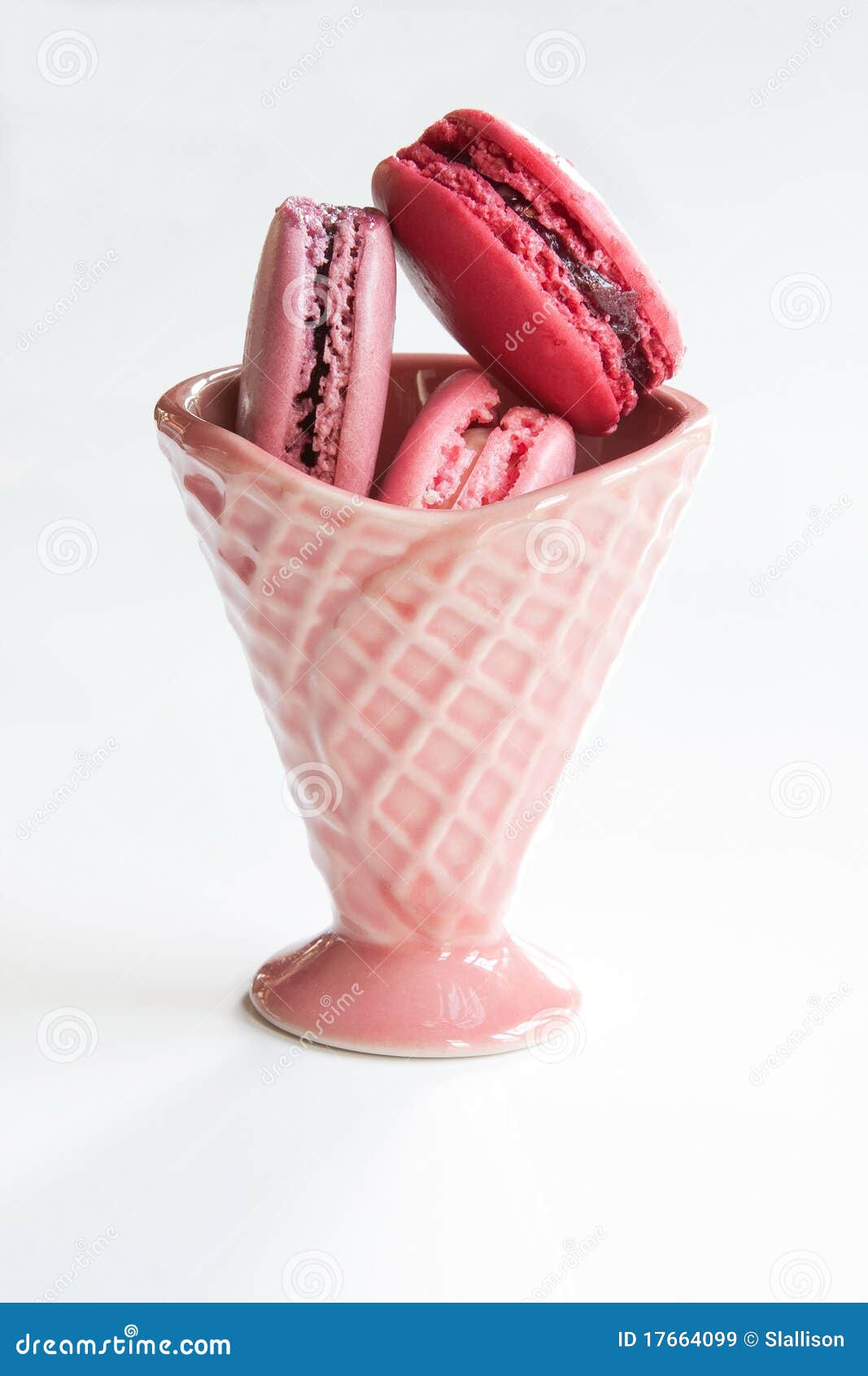 Macaroon Sundae stock image. Image of cake, cream, macaroons - 17664099