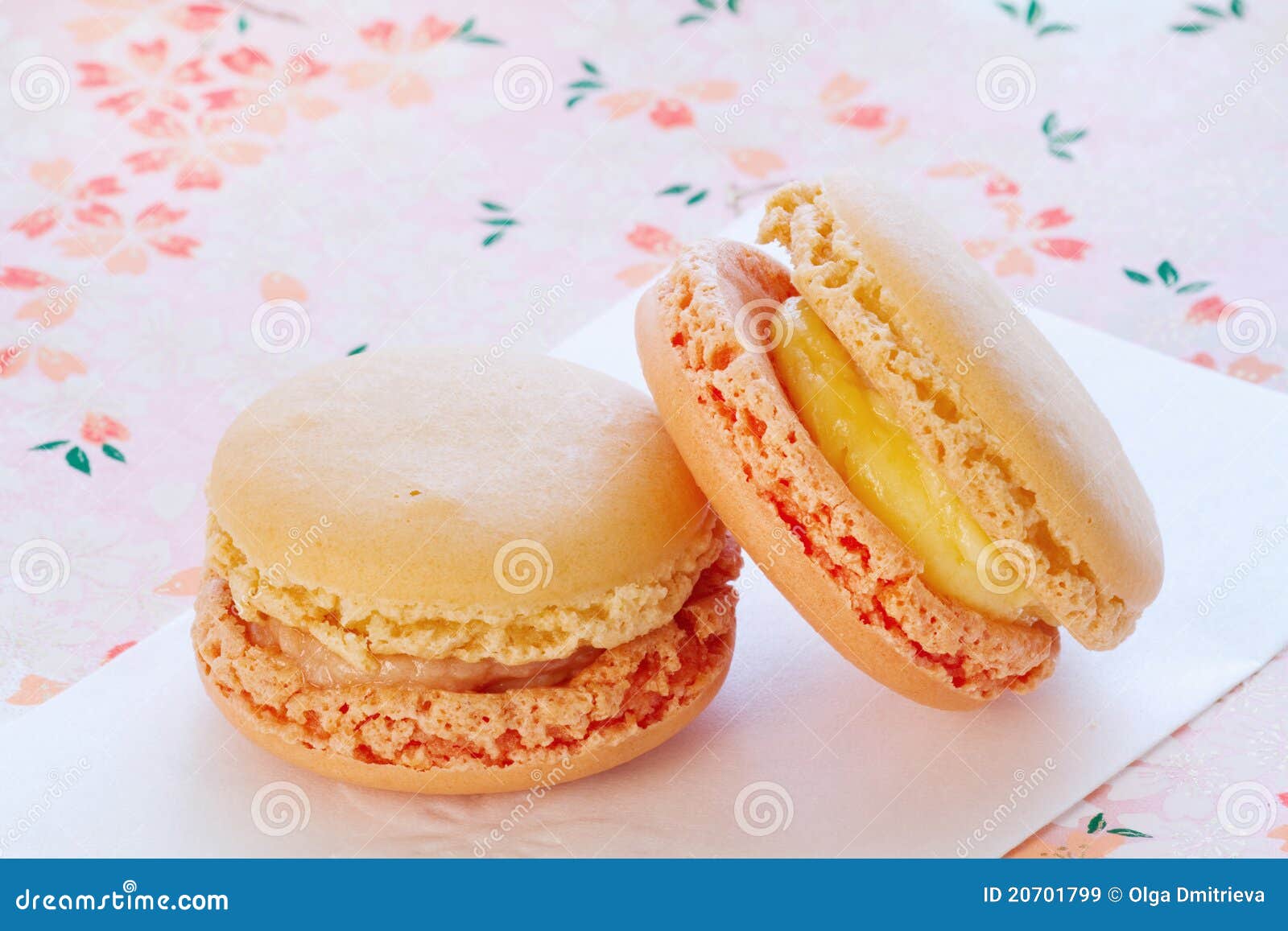 Macaroons. stock image. Image of sweets, dessert, butter - 20701799