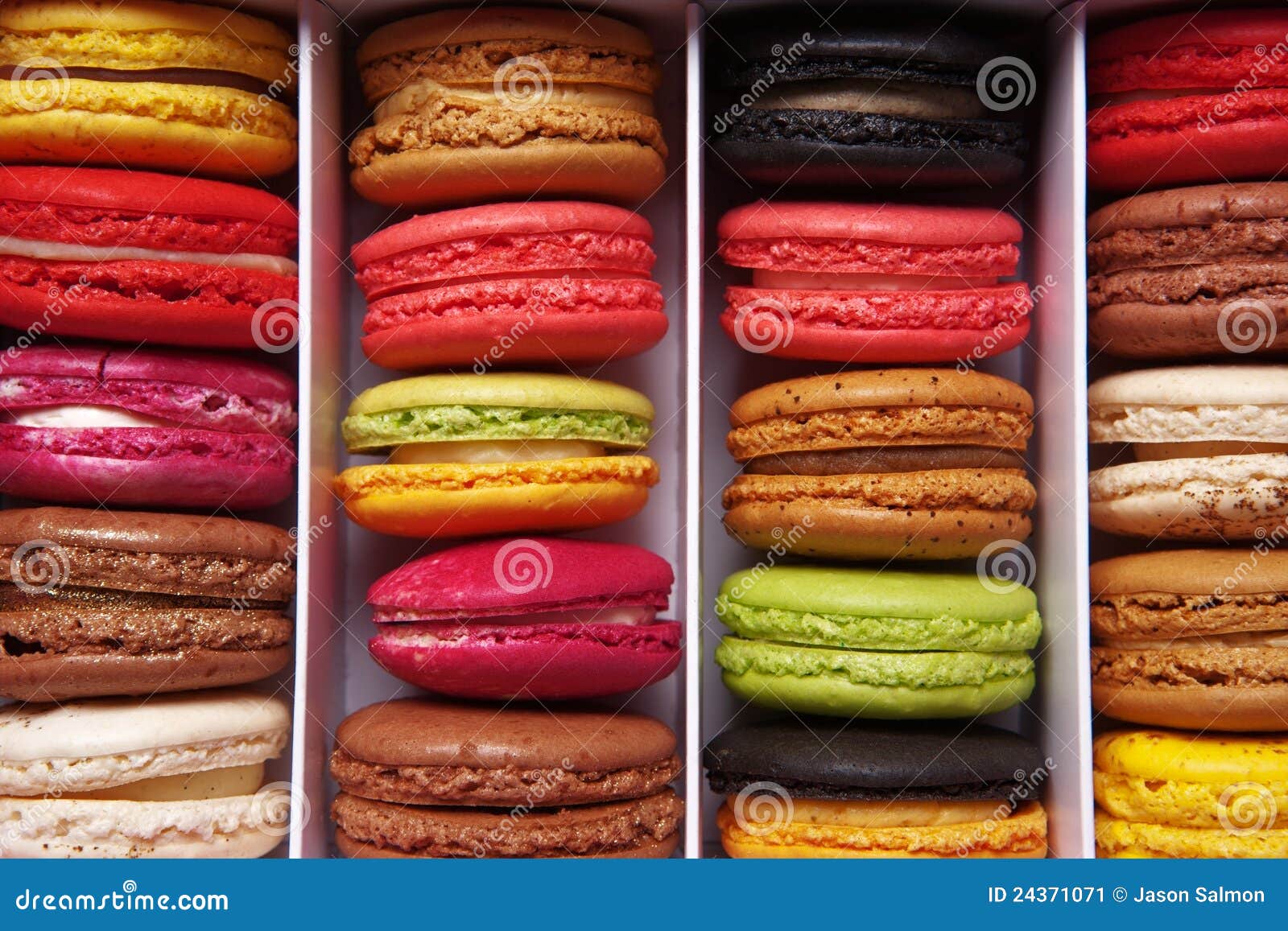Macaroons stock image. Image of flavor, confectionery - 24371071