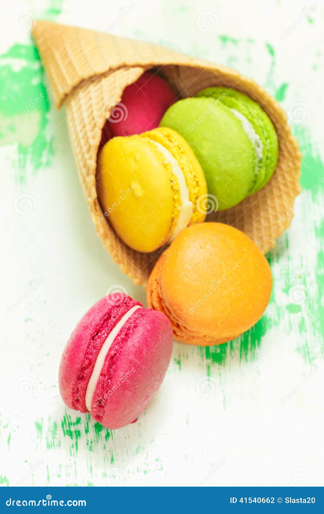 Macaroons stock photo. Image of food, lemon, macaron - 41540662