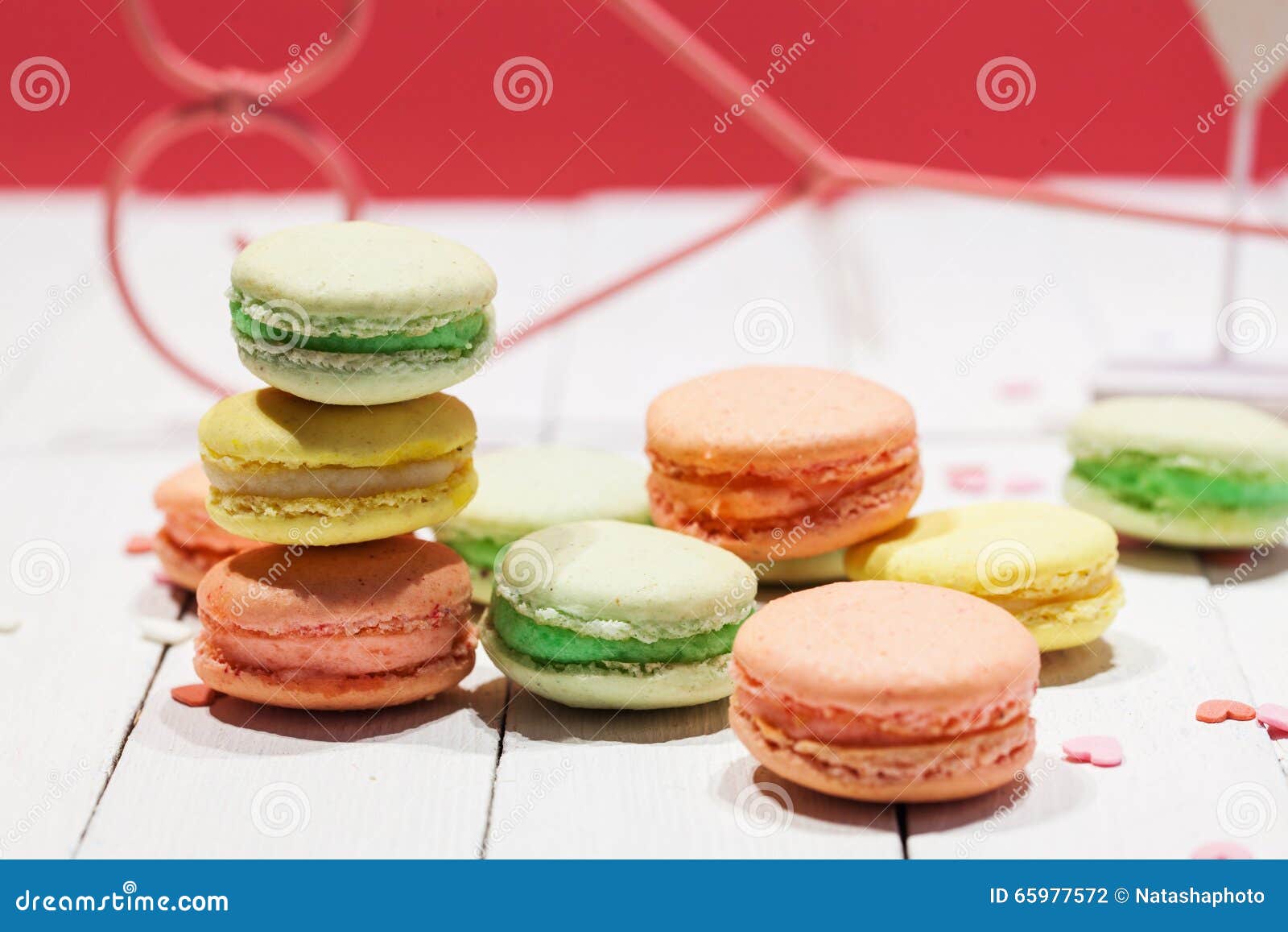 Macaroons stock photo. Image of food, decorated, baking - 65977572