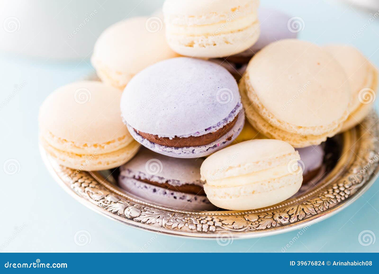 Macaroons stock photo. Image of confection, sweet, macaroons - 39676824