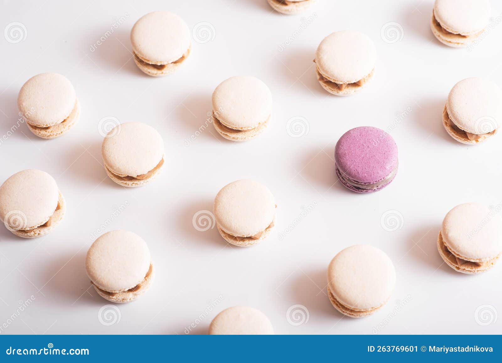 Macaroons Pattern Top View Photo for Posters, Banners and Wallpapers on ...