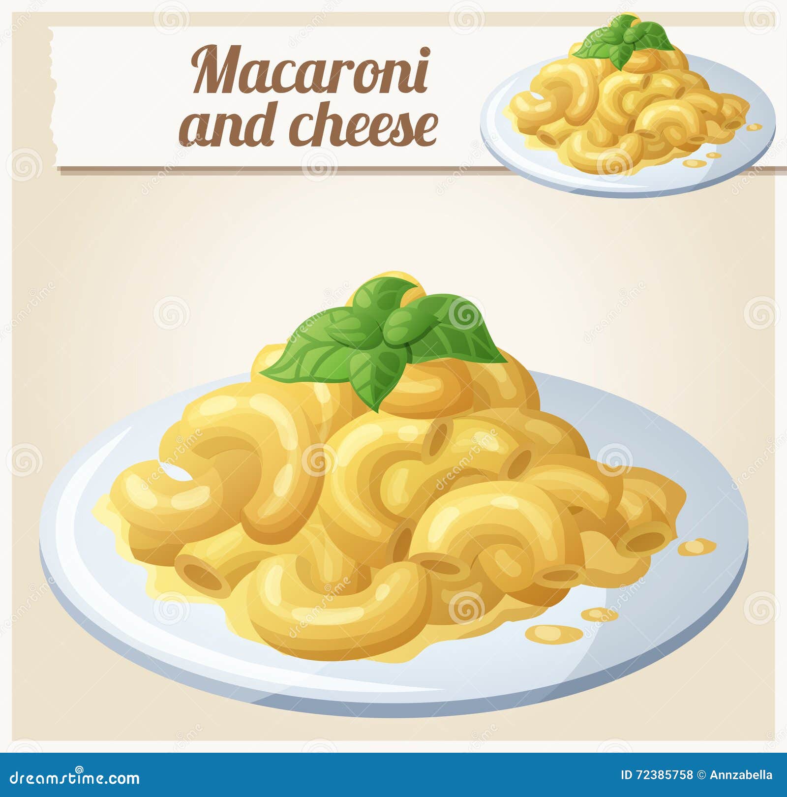 Macarrones Con Queso Icono Detallado Del Vector Ilustración del Vector - Ilustración de plato ...