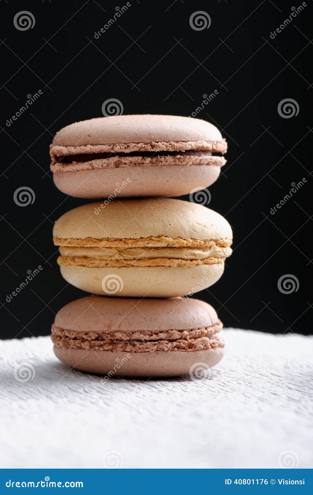 Macarrones Franceses Originales Foto de archivo - Imagen de colorido ...