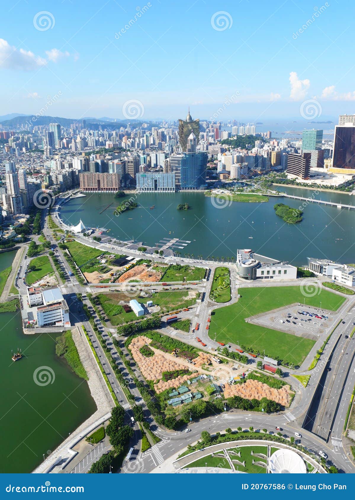 Macau stock photo. Image of panoramic, macao, blue, housing - 20767586