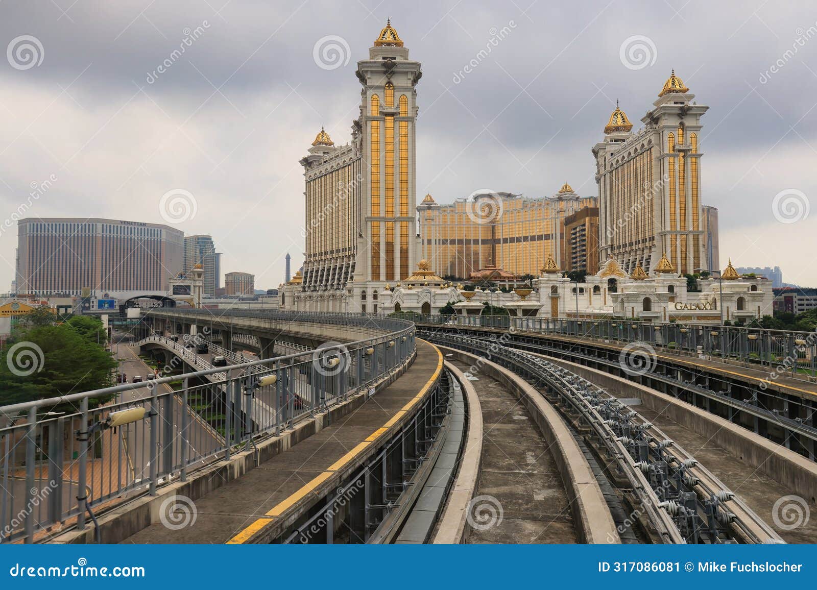 Macau Light Rapid Transit (MLRT) Taipa Line. Editorial Photo - Image of ...