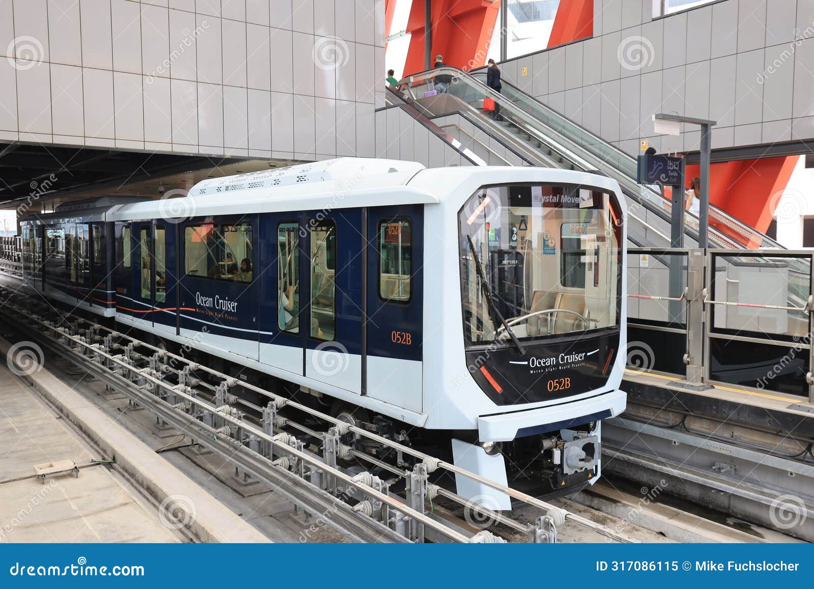 Macau Light Rapid Transit (MLRT) Taipa Line. Editorial Image - Image of ...