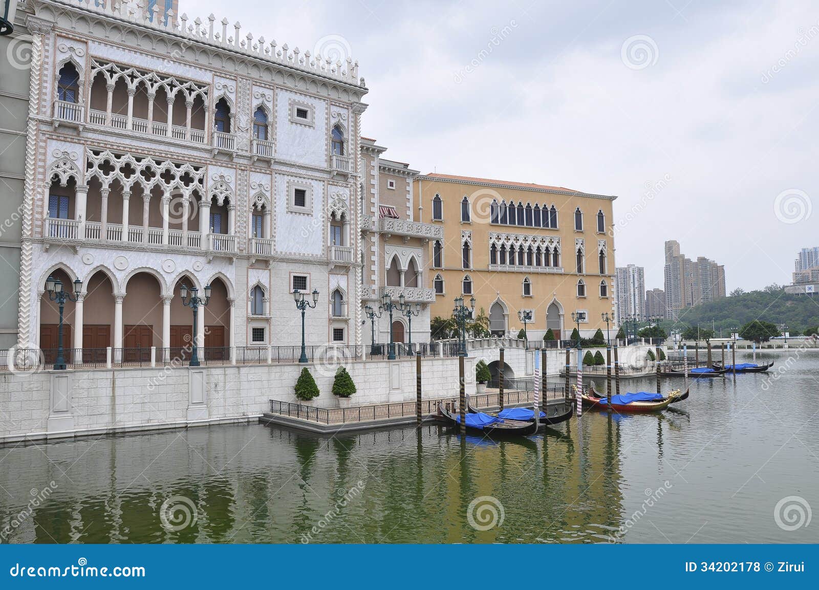 Macau building in China stock photo. Image of building - 34202178