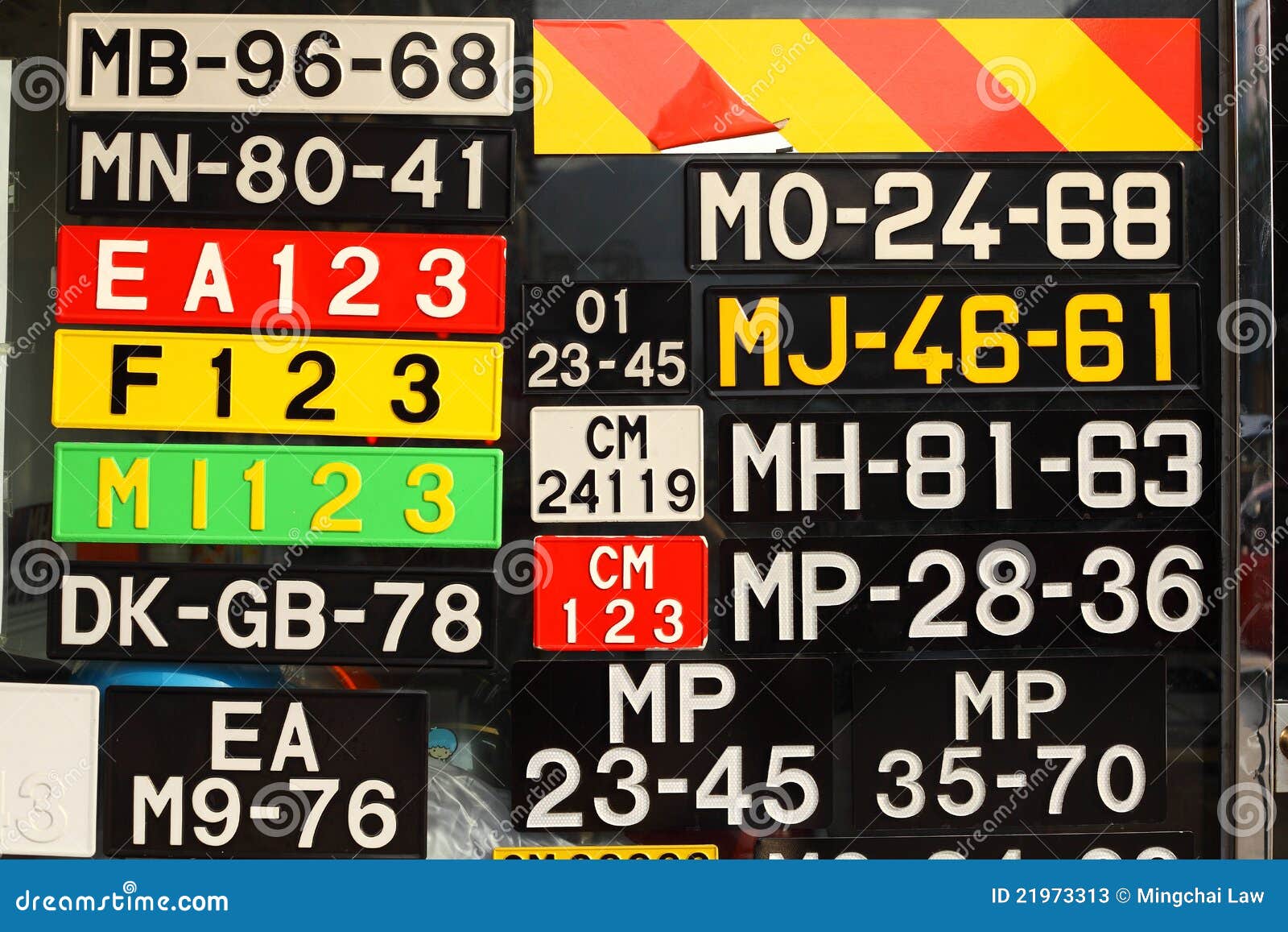 Macau Cars Number Plates stock image. Image of numberplate - 21973313