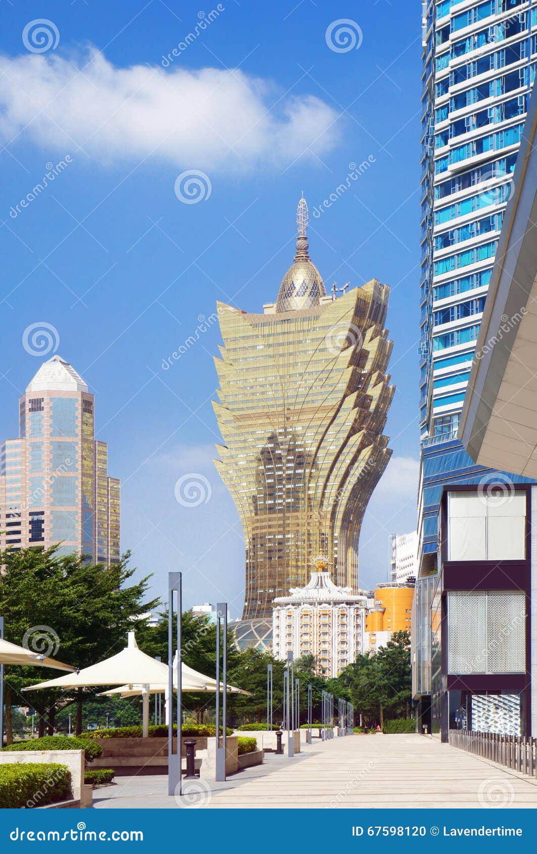 Macau city street view stock photo. Image of city, landmark - 67598120