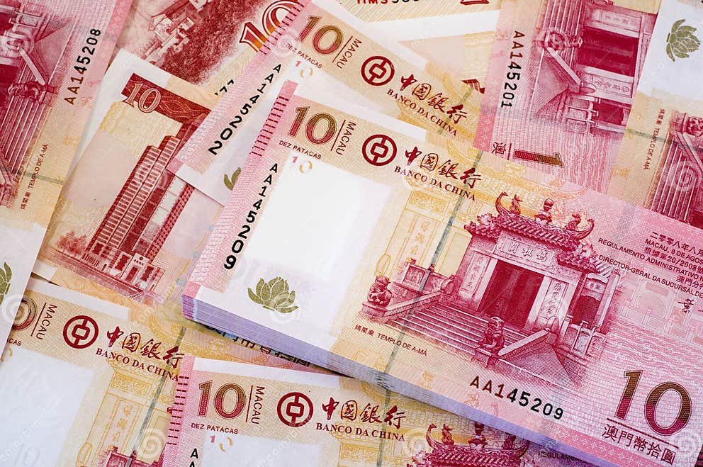 Macau dollar (patacas) stock image. Image of earning, wealthy - 8160641