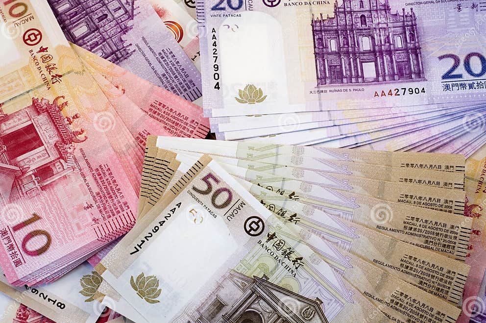 Macau dollar (patacas) stock photo. Image of macao, monetary - 9956910